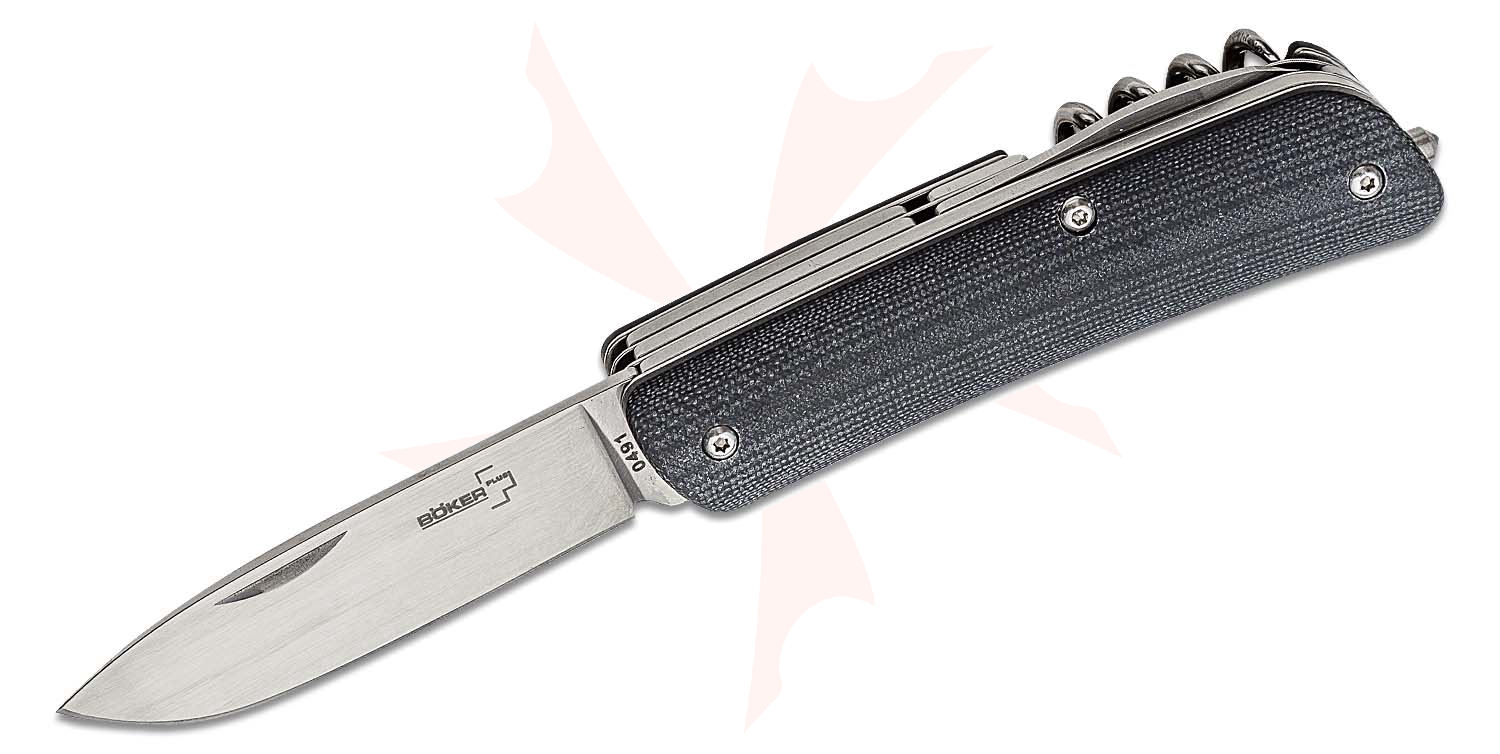 Boker Plus Tech-Tool City 6, Black G10 Handles - KnifeCenter - 01BO808 ...