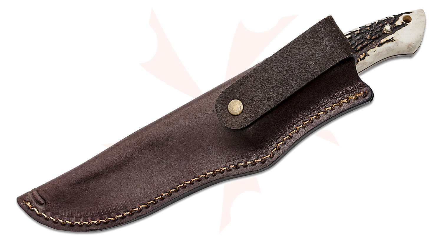 Boker Arbolito Hunter Fixed 4-3/4" ACX 390 Blade, Stag Handles ...