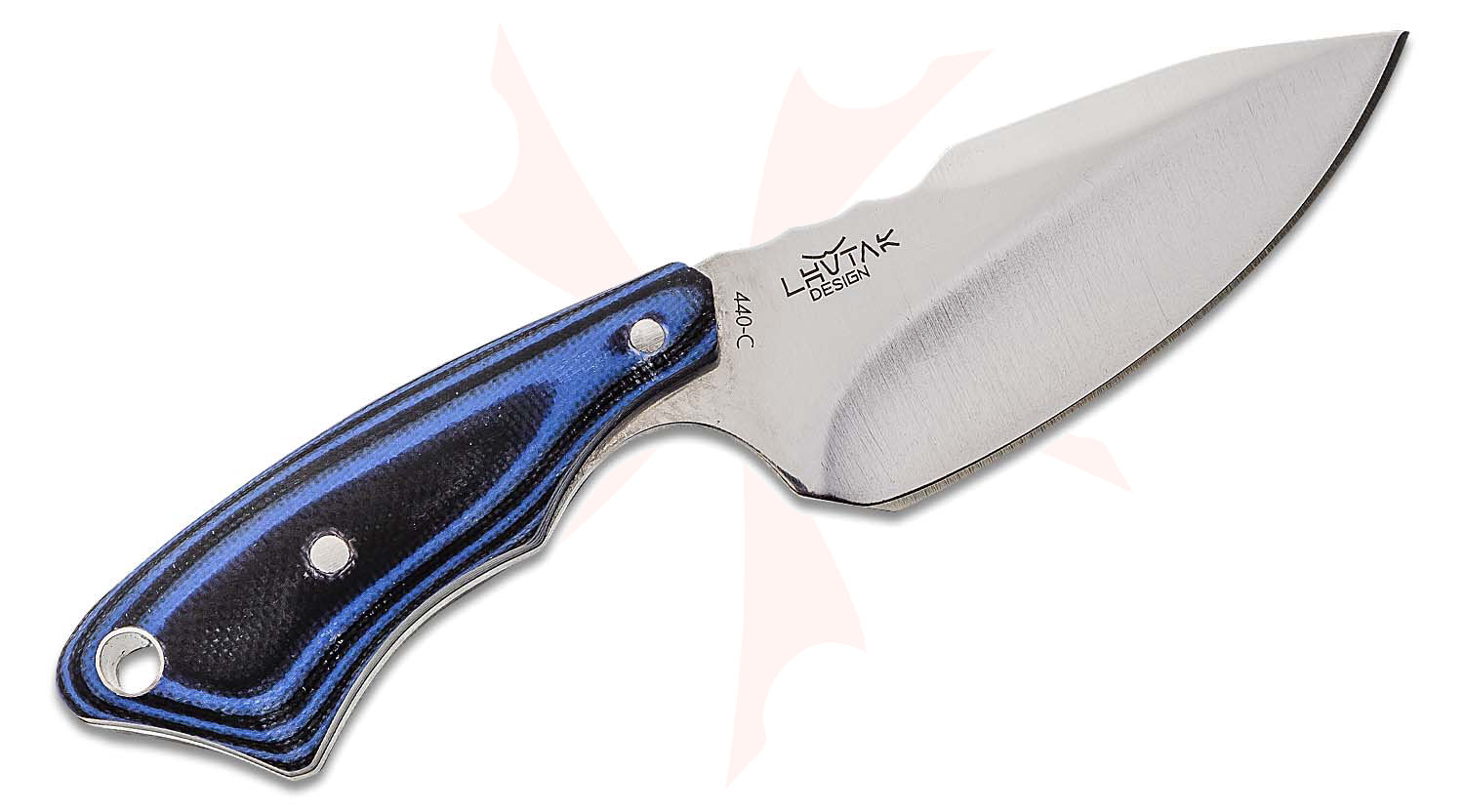 Boker Plus Rambler Fixed 2-3/4" Blade, Black and Blue G10 Handles ...