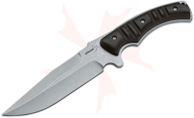 Boker Plus Todd Begg Ginger Fighter Combat Knife 6-1/4" Stonewash Blade ...