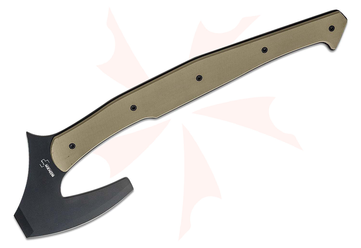 Boker Plus Tomahook Tactical Tomahawk 18.125" Overall, Black SK-5 ...