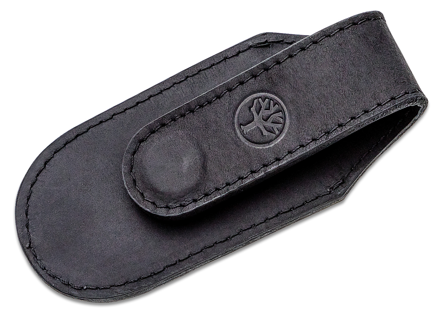 Boker Plus Small Black Magnetic Leather Sheath - KnifeCenter - 09BO293