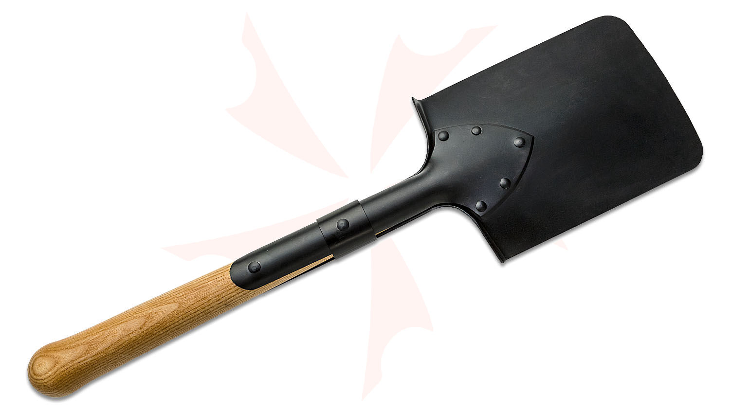 Boker Plus M1874 Shovel, 20.87" Overall, Ash Wood Handle, Nylon Sheath - KnifeCenter - 09BO500