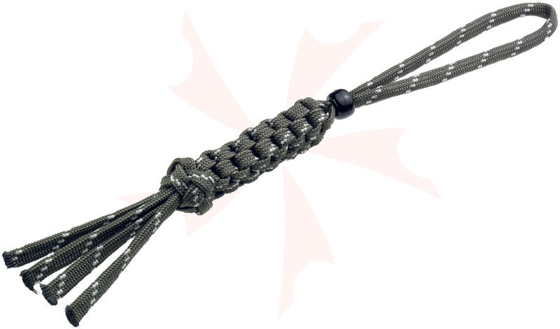 Boker Wilson Tactical Lanyard, Olive/Glow in the Dark, Black Bead ...