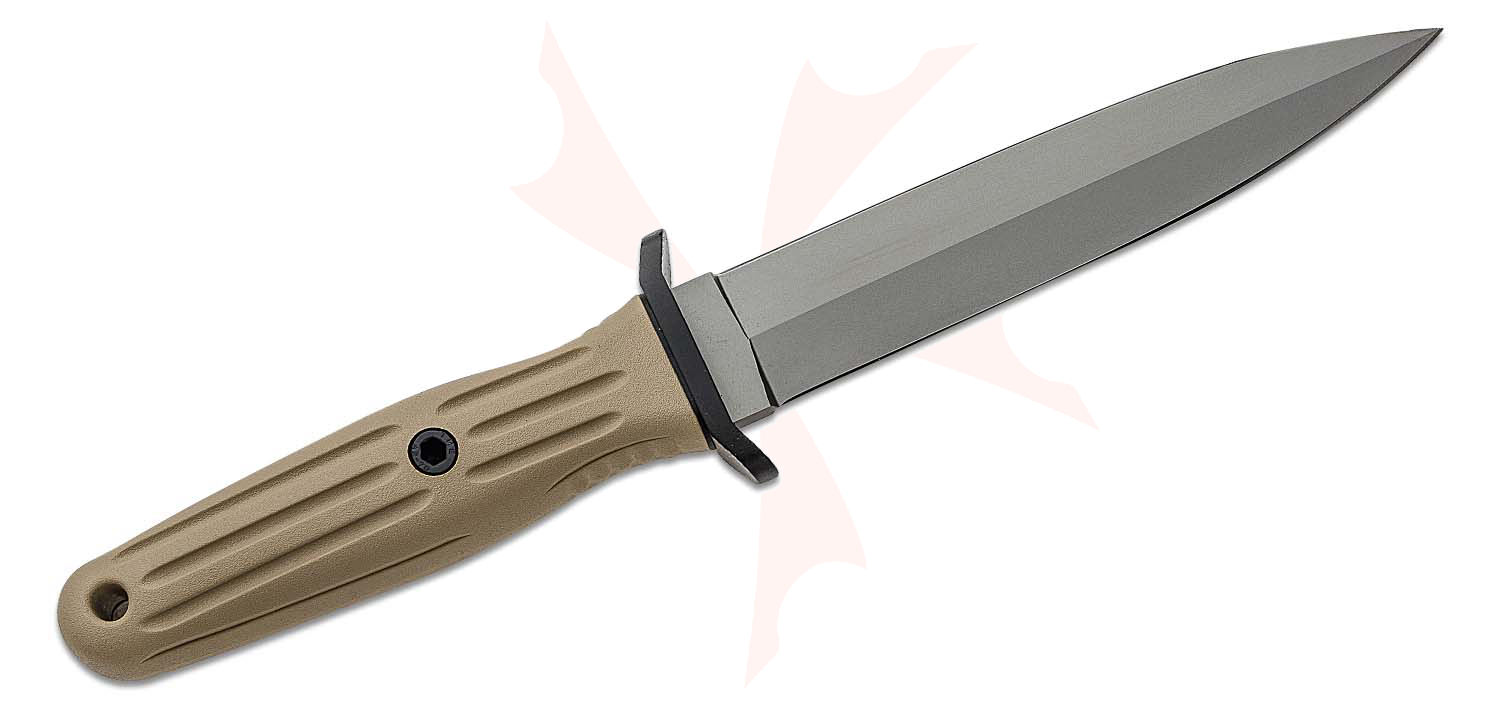 Boker Applegate-Fairbairn A-F Dagger 6" Blade, Desert Tan Delrin ...