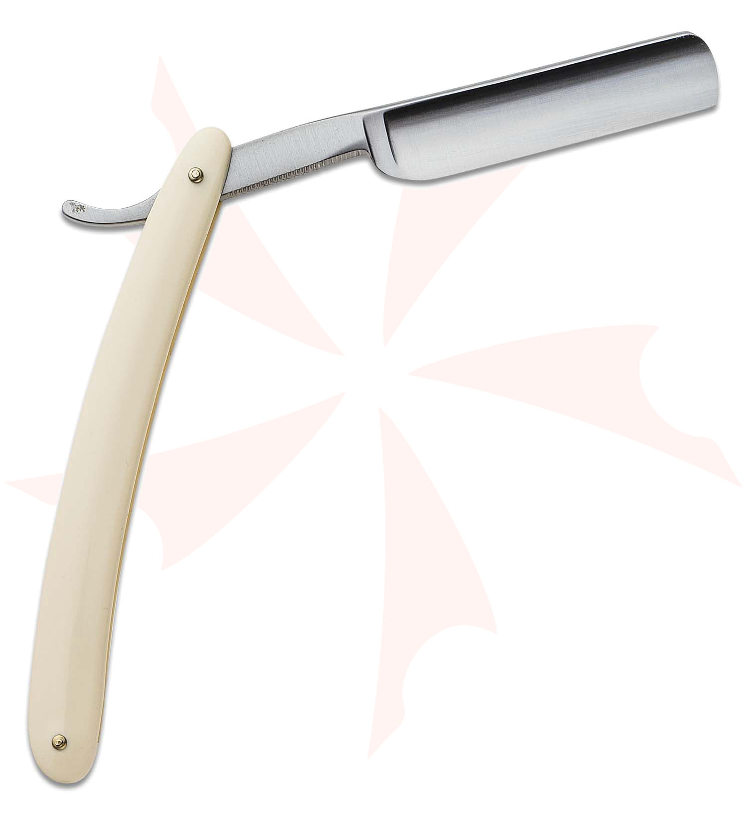 Boker King Cutter Straight Razor 5/8" Carbon Steel Blade, White ...