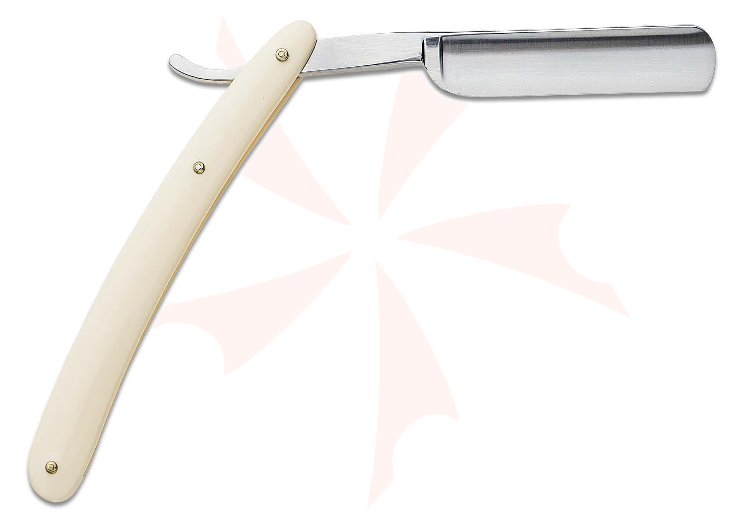 Boker Edelweiss Straight Razor 5/8" Carbon Steel Blade, Elforyn Ivory ...