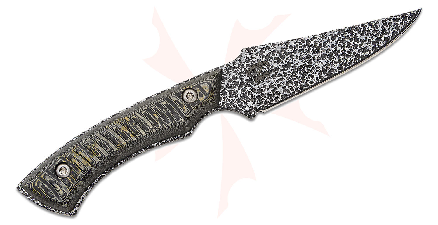 Bonds Creek Knives Predator Fixed Blade Knife 4.25" AEB-L Silver Artery ...
