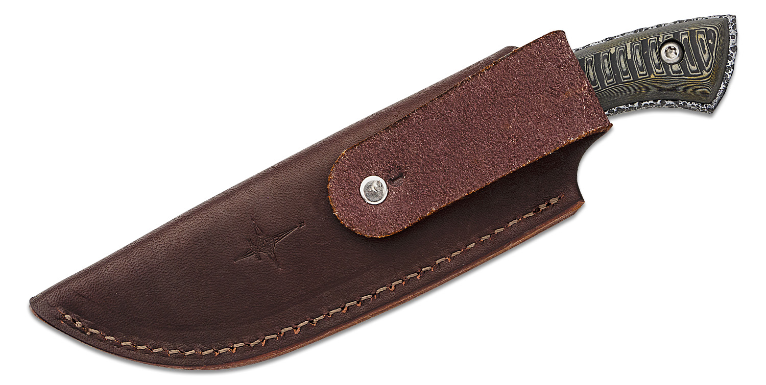 Bonds Creek Knives Predator Fixed Blade Knife 4.25" AEB-L Silver Artery ...