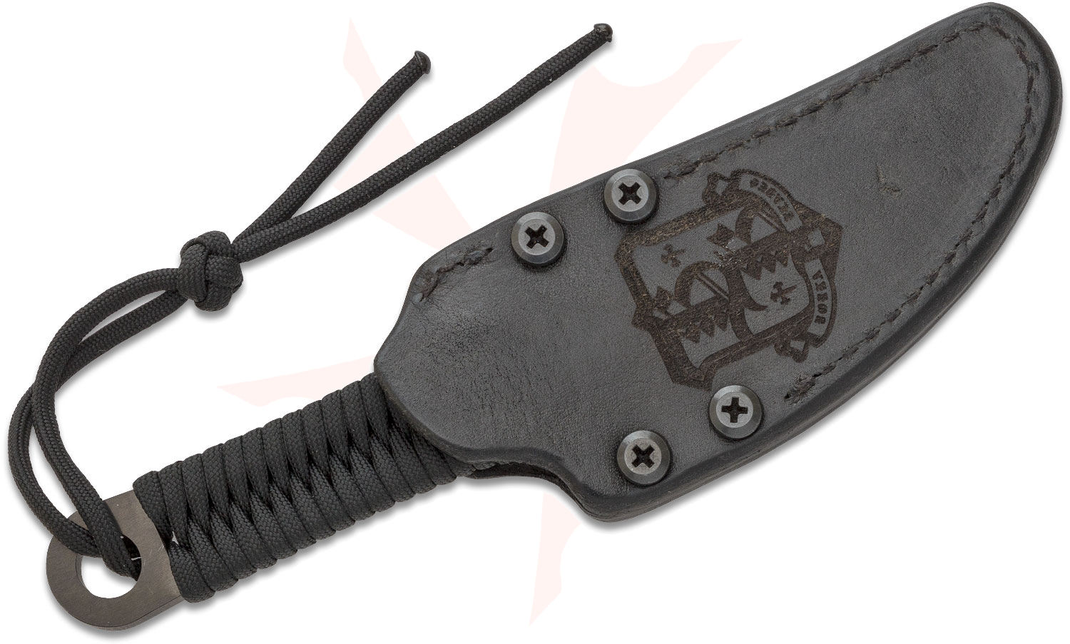 Borka Blades Custom SBK/L Light Fixed Blade Knife 4" M390 Black DLC Two ...