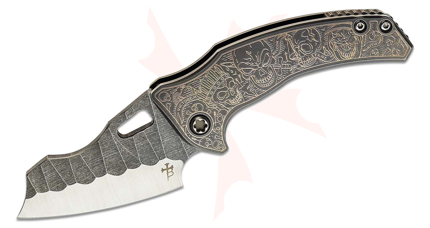 Borka Blades/Mike Bond Custom Collaboration Folding Knife 3.75" CPM-154 ...