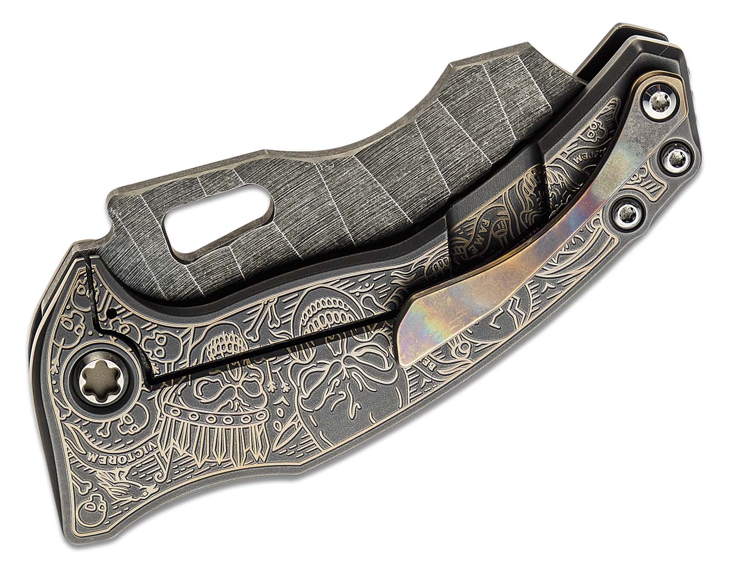 Borka Blades/Mike Bond Custom Collaboration Folding Knife 3.75" CPM-154 ...