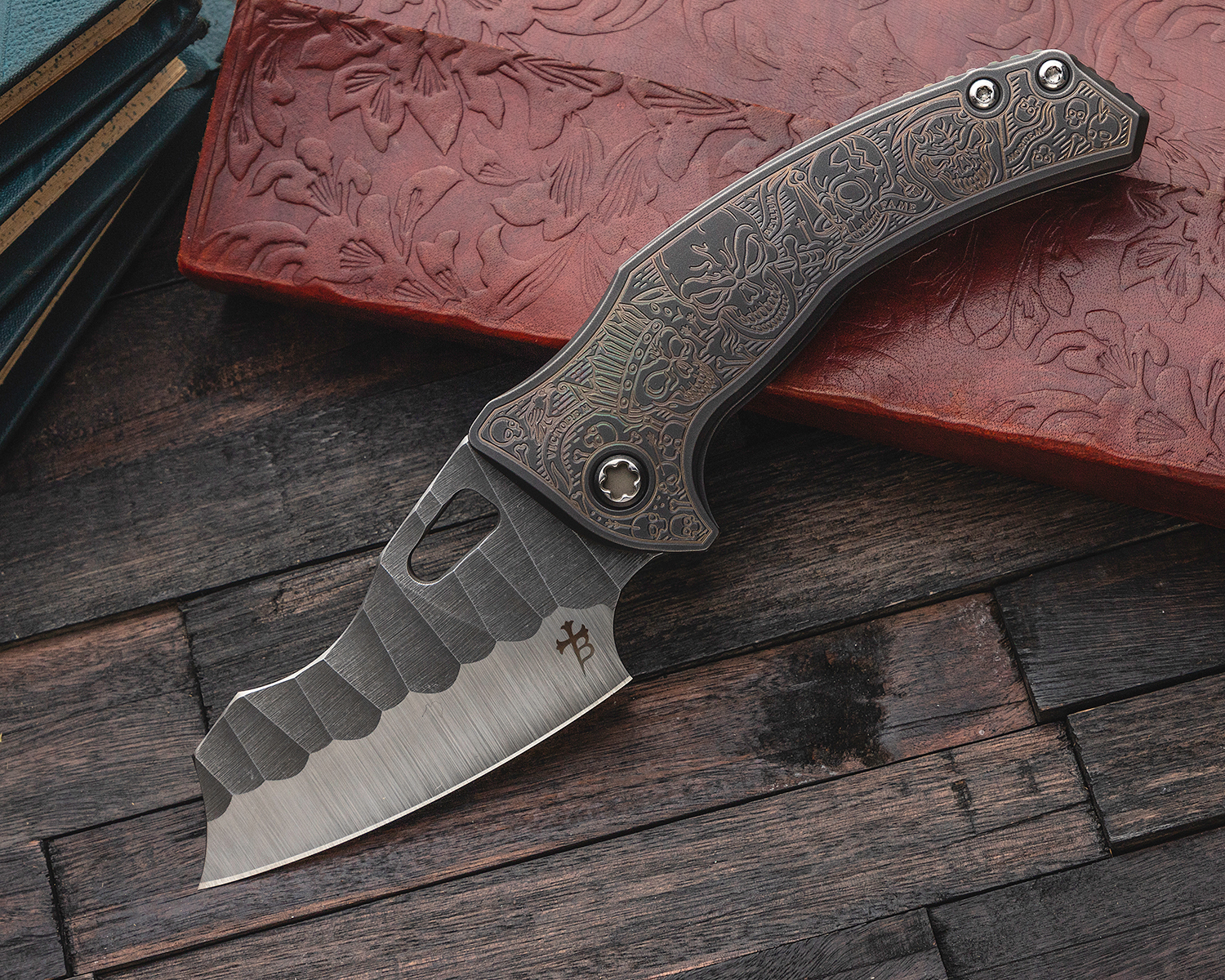 Borka Blades/Mike Bond Custom Collaboration Folding Knife 3.75" CPM-154 ...
