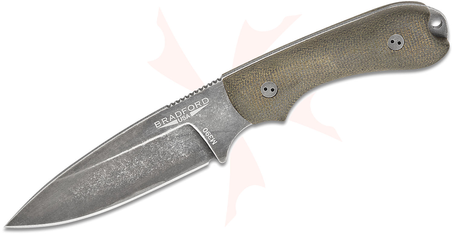 Bradford Knives Guardian3.2 Fixed Blade Knife 3.875" M390 Nimbus Finish ...