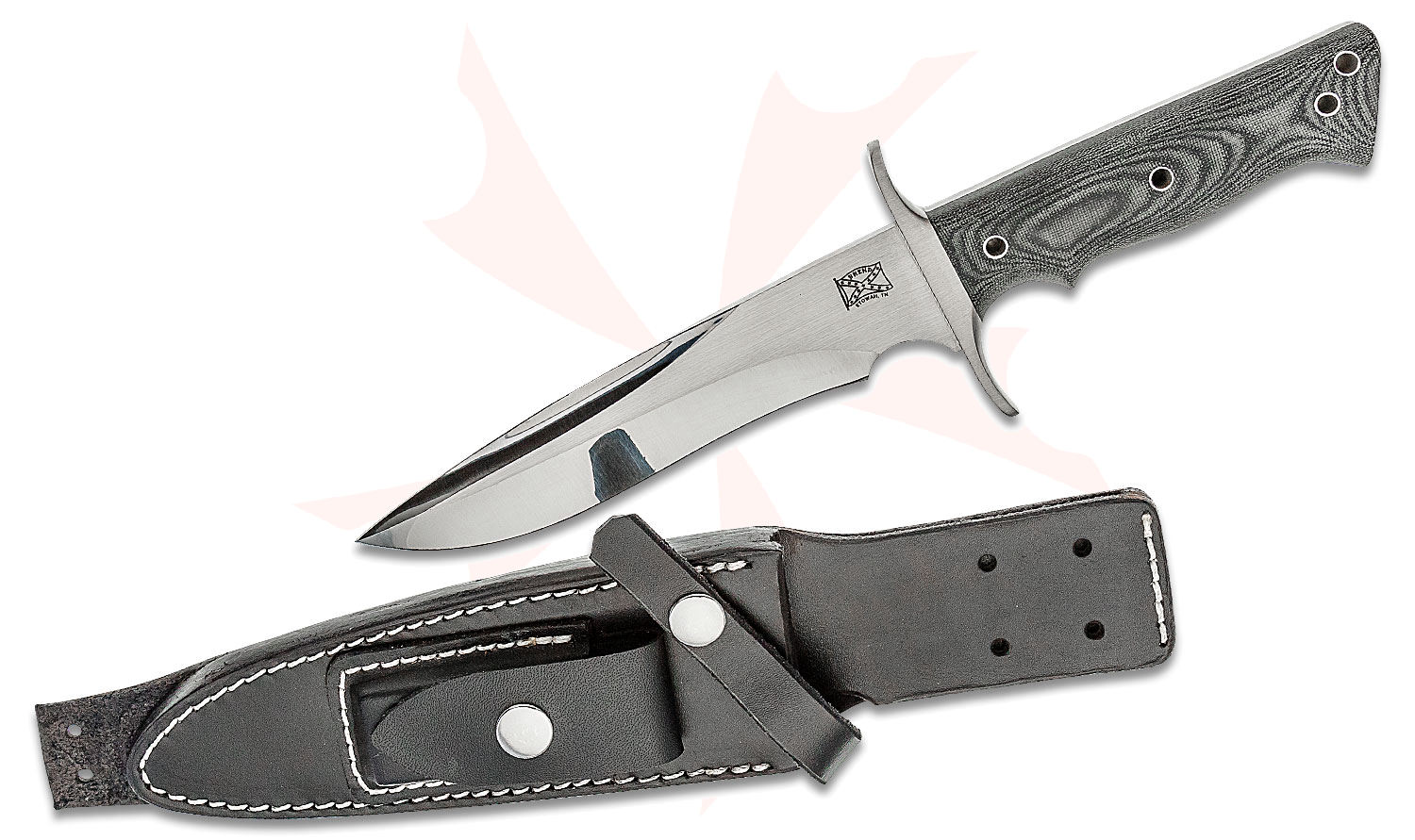 Walter Brend Handmade Knives Custom Model 2-7 Fixed Blade Knife 7" CPM ...