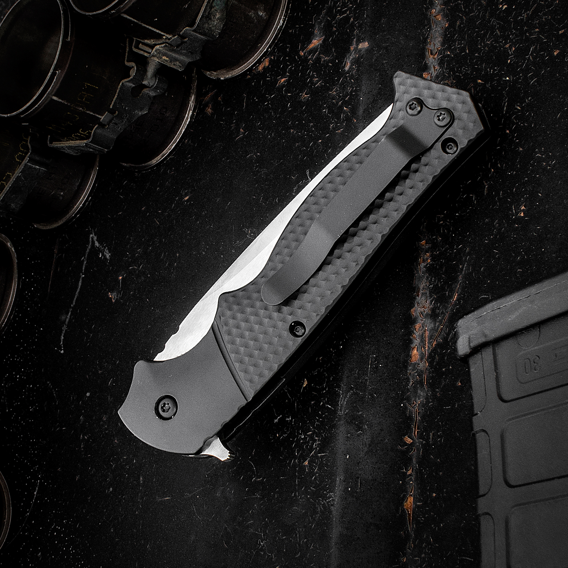 Walter Brend Handmade Knives Model 2 Assisted Flipper 3.75" PSF27 Hand ...