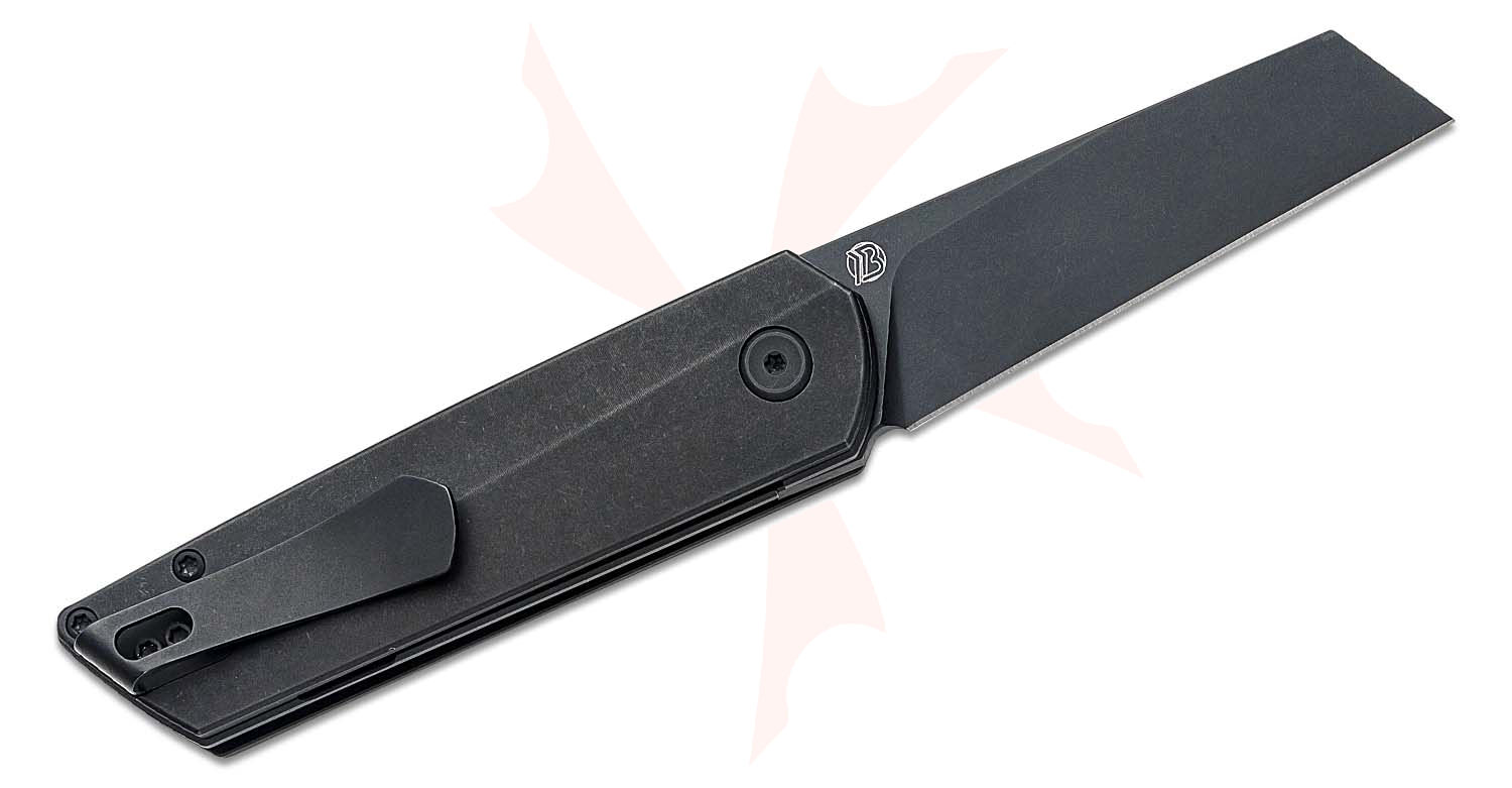 Brian Brown Knives Finch Front Flipper Knife 2.875" M390 Black PVD ...