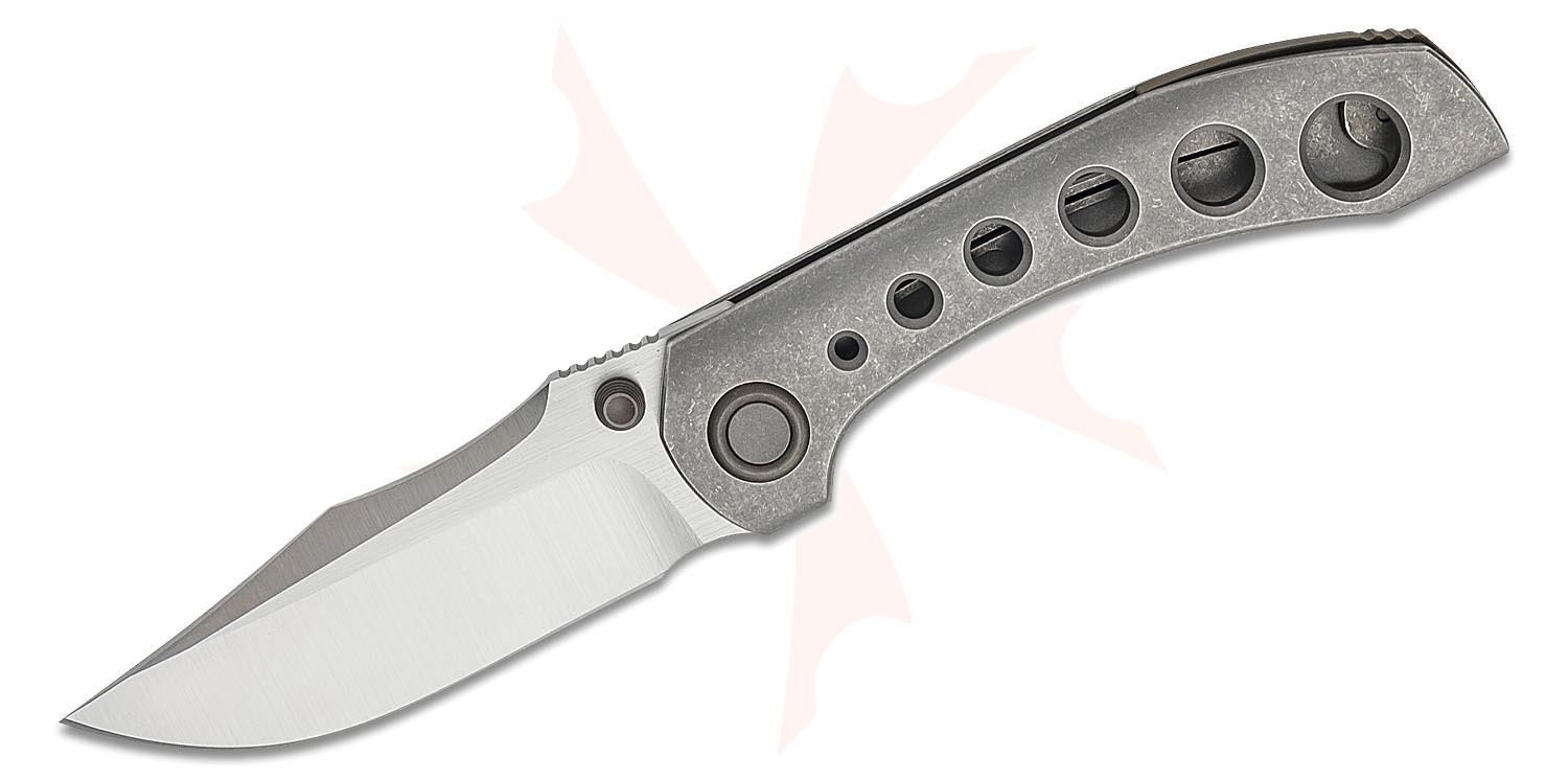 Brian Brown Knives Raptor v2 Folding Knife 3.5" M390 Satin Harpoon ...