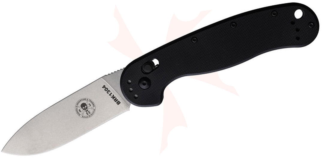 Avispa AUTO Slide Lock Folding Knife 3.5" 14C28N Stonewashed Drop Point ...