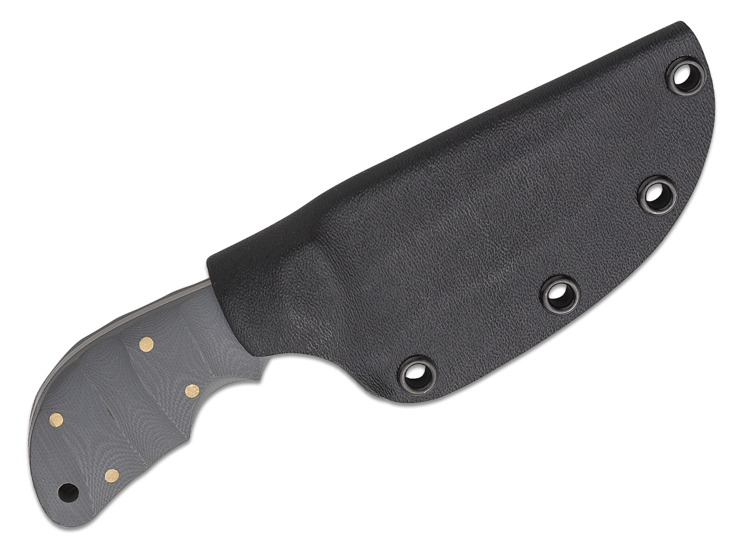 Brock Blades Custom C-2 Fixed Blade Knife 3.35" CPM-3V Blasted and ...