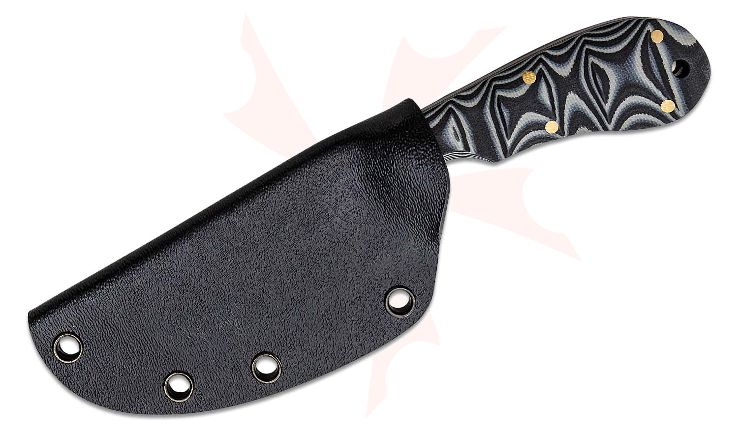 Brock Blades Custom Combat Options Double Beast Fixed Blade Knife 3.5 ...