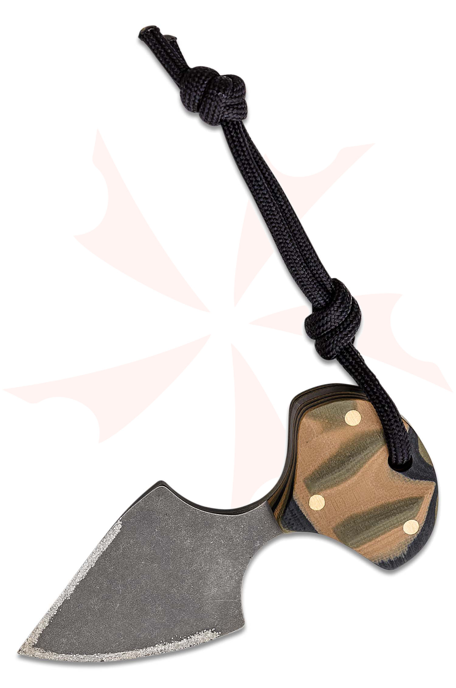 Brock Blades Custom Push Dagger Fixed Blade Knife 2" Titanium Acid ...