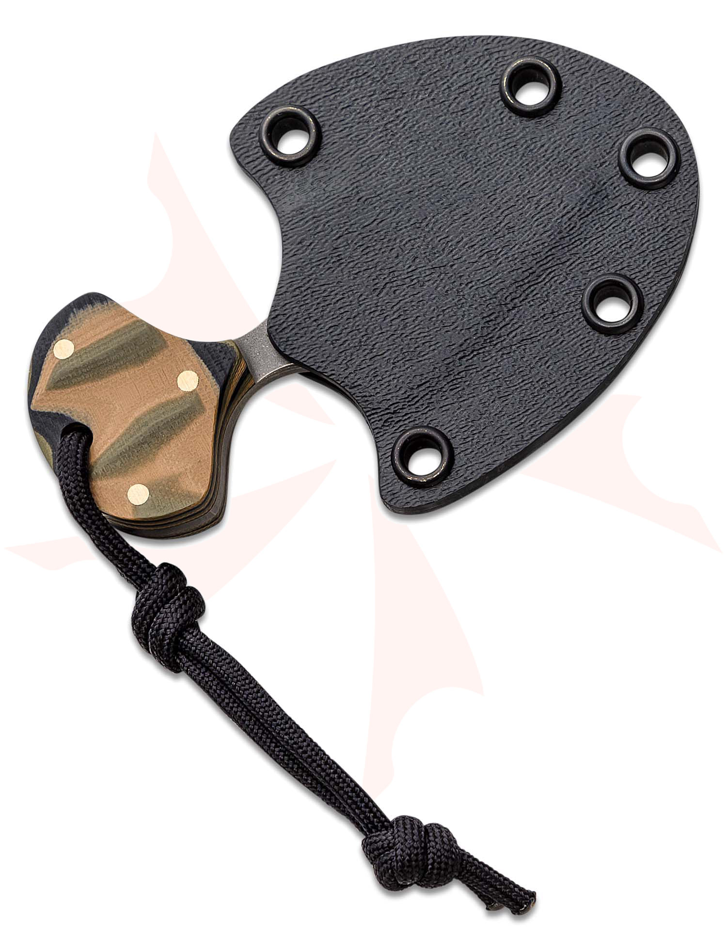 Brock Blades Custom Push Dagger Fixed Blade Knife 2" Titanium Acid ...