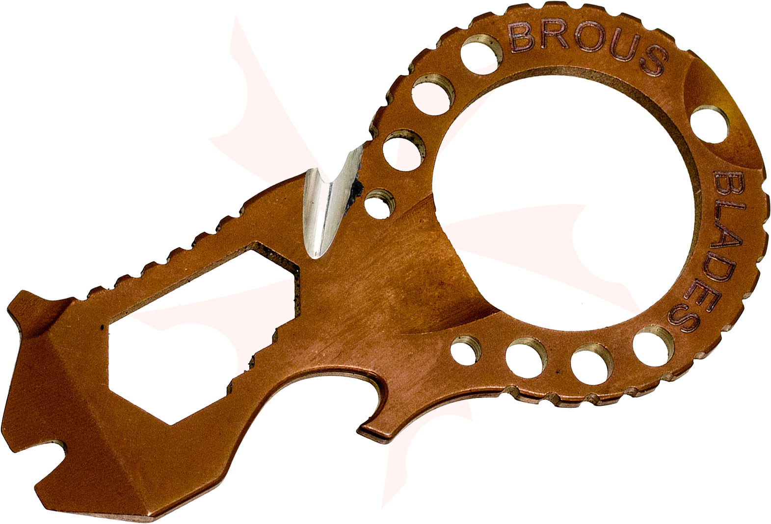 Brous Blades BMT Brous Multi-Tool, Brown - KnifeCenter - JBBMTBRN ...