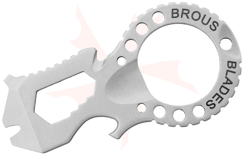 Brous Blades BMT Brous Multi-Tool, Satin - KnifeCenter - Discontinued