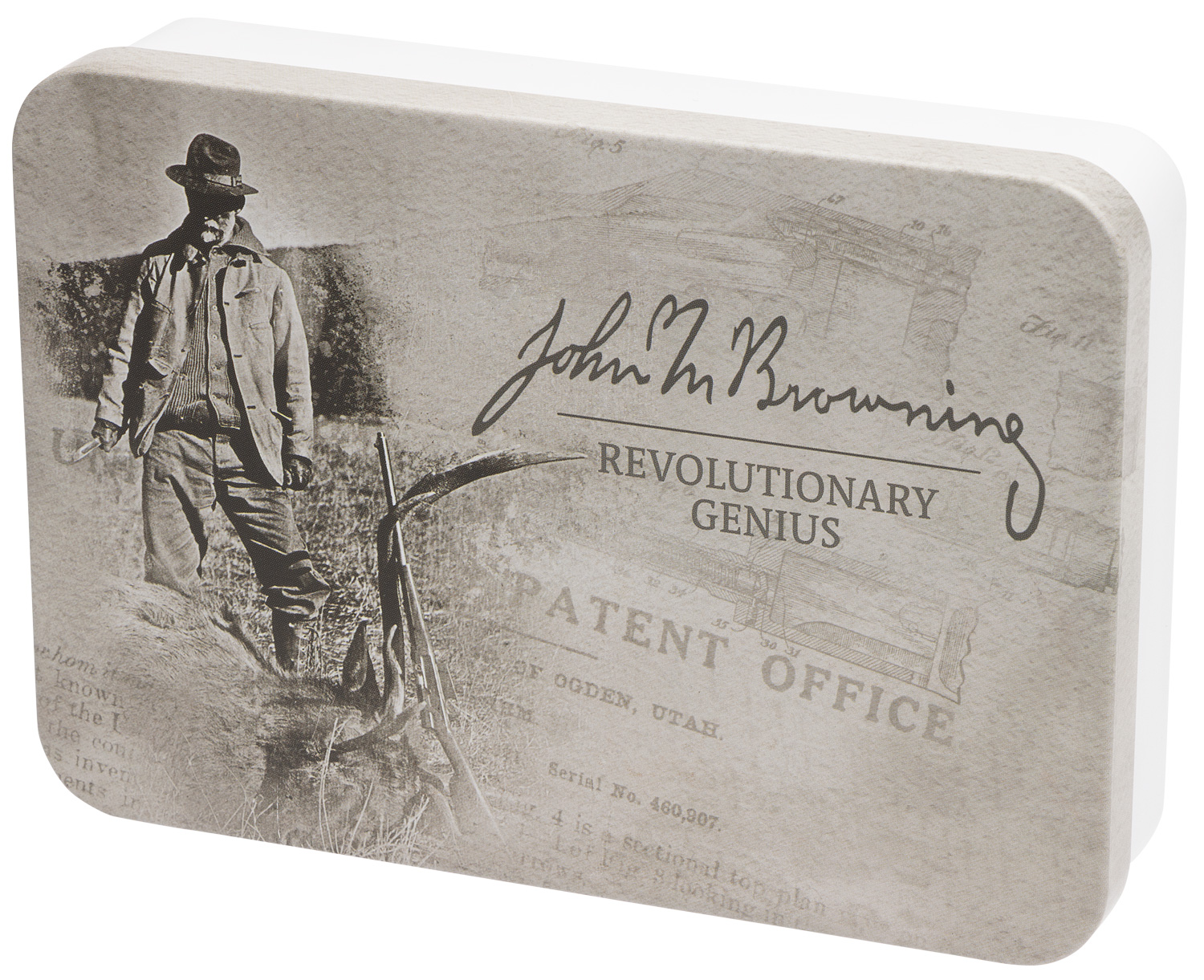 Browning 2025 John M. Browning 3pc Combo Set, Commemorative Gift Tin ...