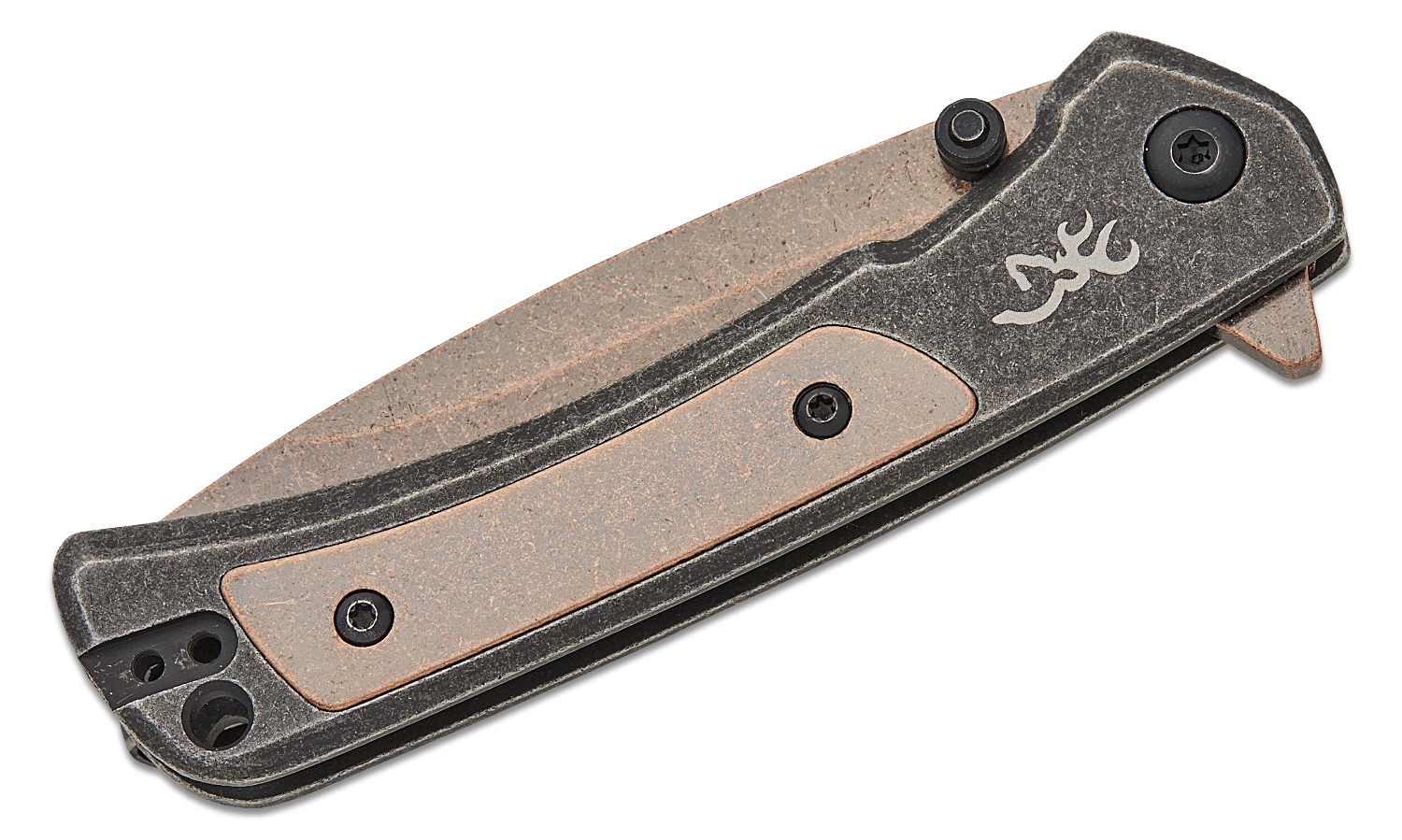 Browning 2024 SHOT Show Jericho Flipper Knife 3" D2 Electroplated ...