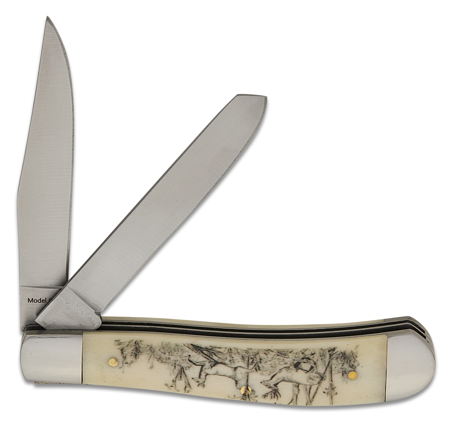 Browning 2025 Whitetail Trapper Folding Knife 4" Closed, Engraved ...