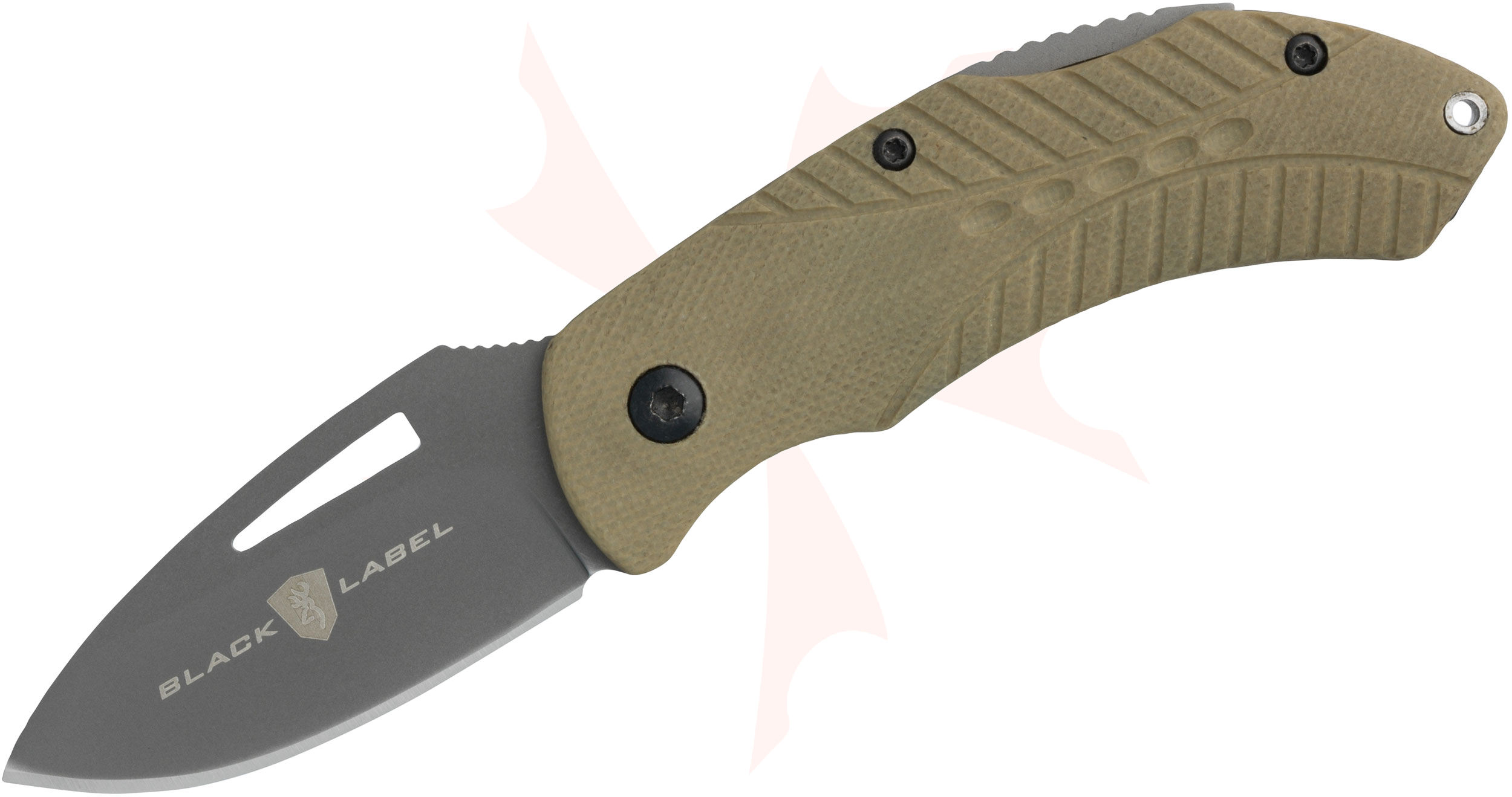 Browning Black Label TNT Folding Knife 1.75" Drop Point Blade, Tan G10 ...