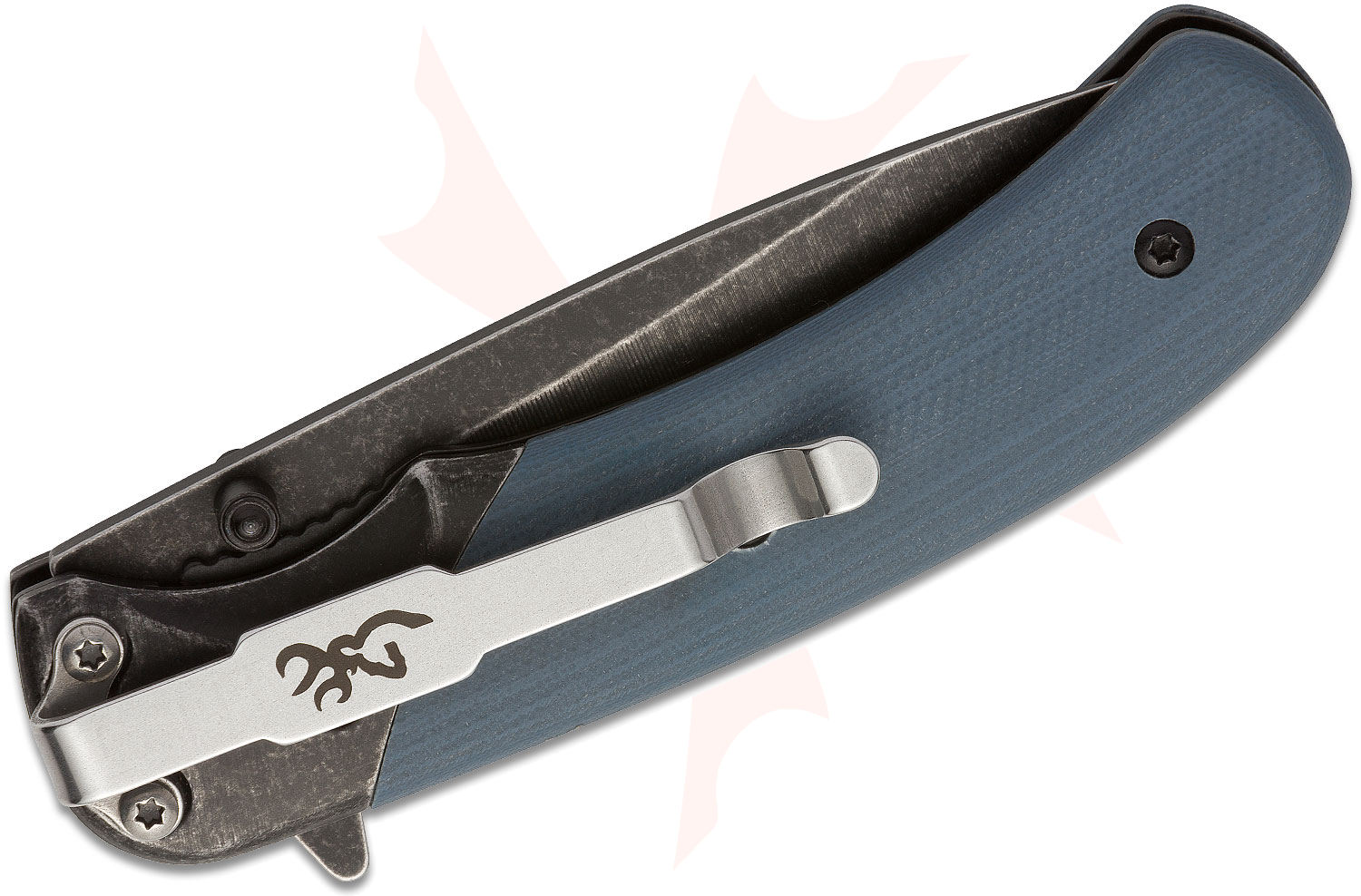 Browning The Range Flipper Knife 2.75" Black Stonewashed Drop Point ...