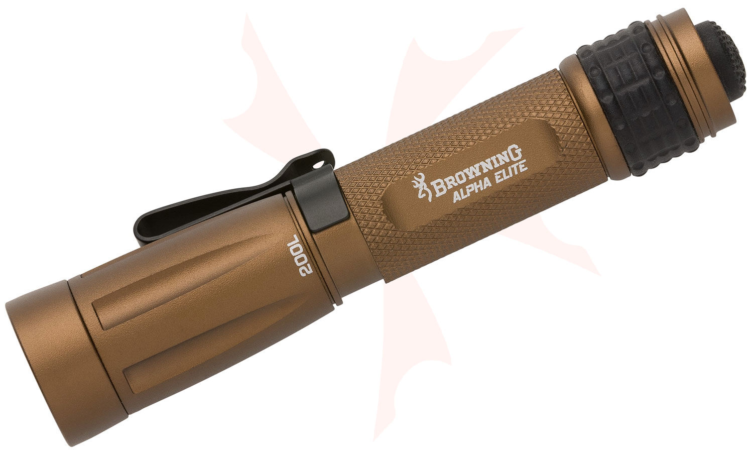 Browning Tactical Alpha Elite LED Flashlight, Bronze Aluminum Body, 200 ...