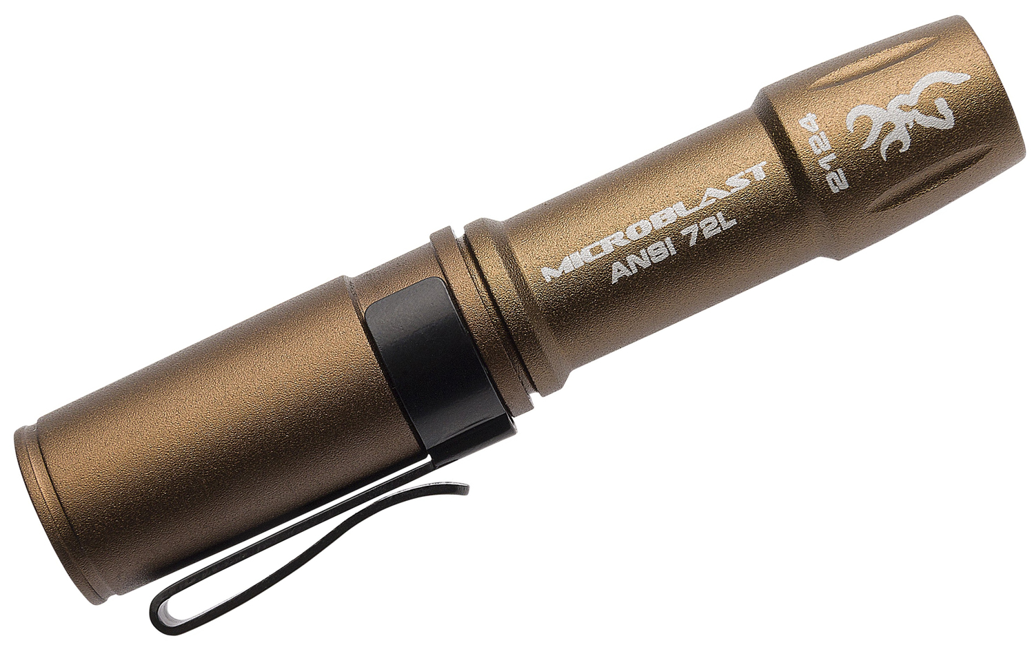 Browning MicroBlast AAA LED Flashlight with Pocket Clip, Bronze ...