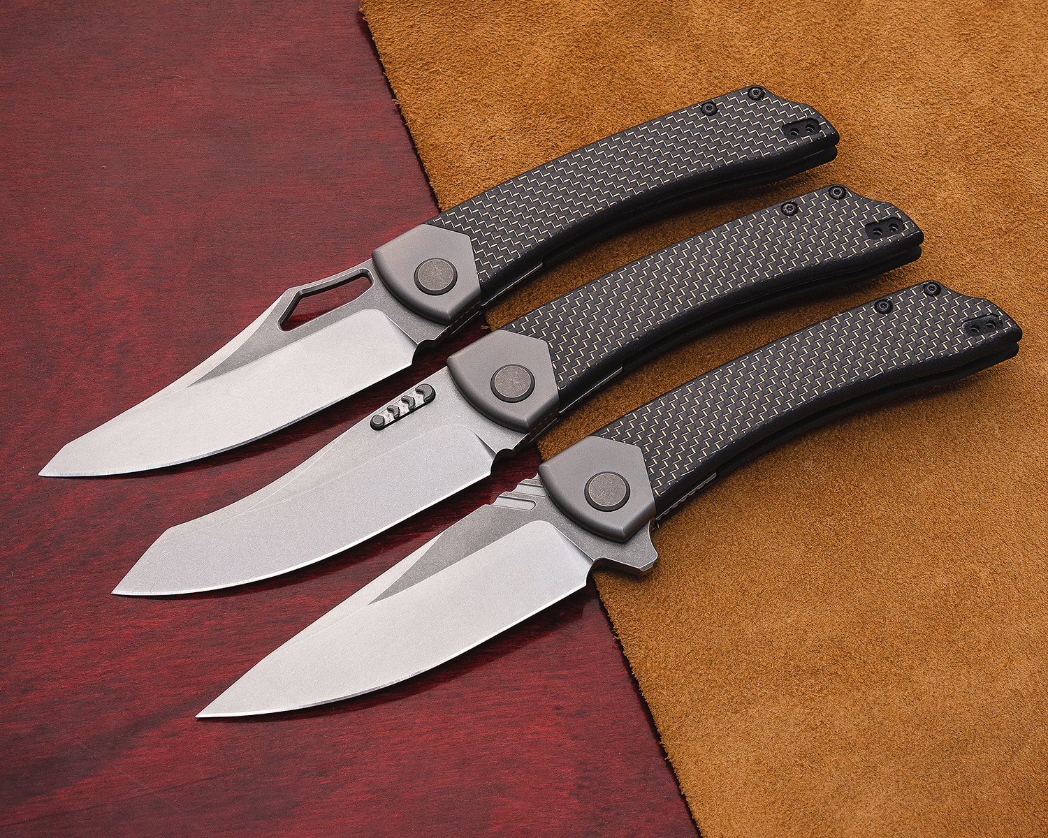 BRS Bladerunners Systems E-Volve Khopesh Flipper Knife 4.1" M390 Stonewashed Drop Point Blade ...