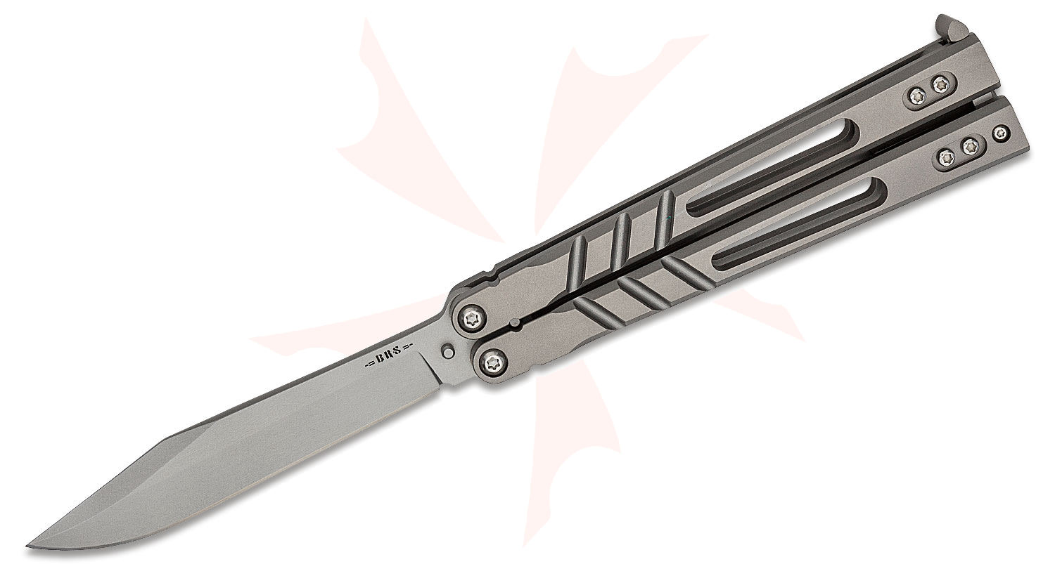 BRS Bladerunners Systems Alpha Beast 3.0 Balisong Butterfly 4.5" 154CM ...