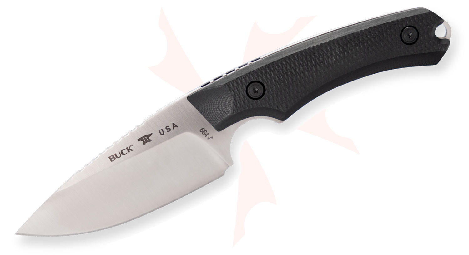 Buck 664 Alpha Hunter Elite Fixed Blade Knife 3.625" MagnaCut Satin ...