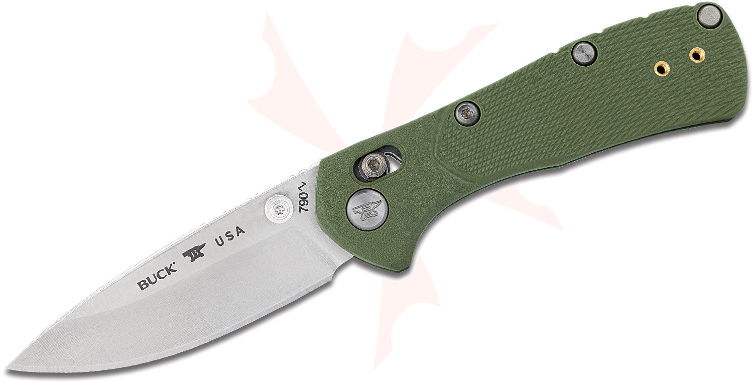 Buck 790GRS1 Mini Range Pro Crossbar Lock Folding Knife 2.625" 154CM ...