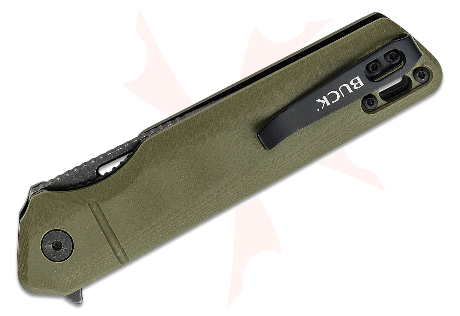 Buck 239 Infusion Assisted Flipper Knife 3.25" Black Stonewashed ...