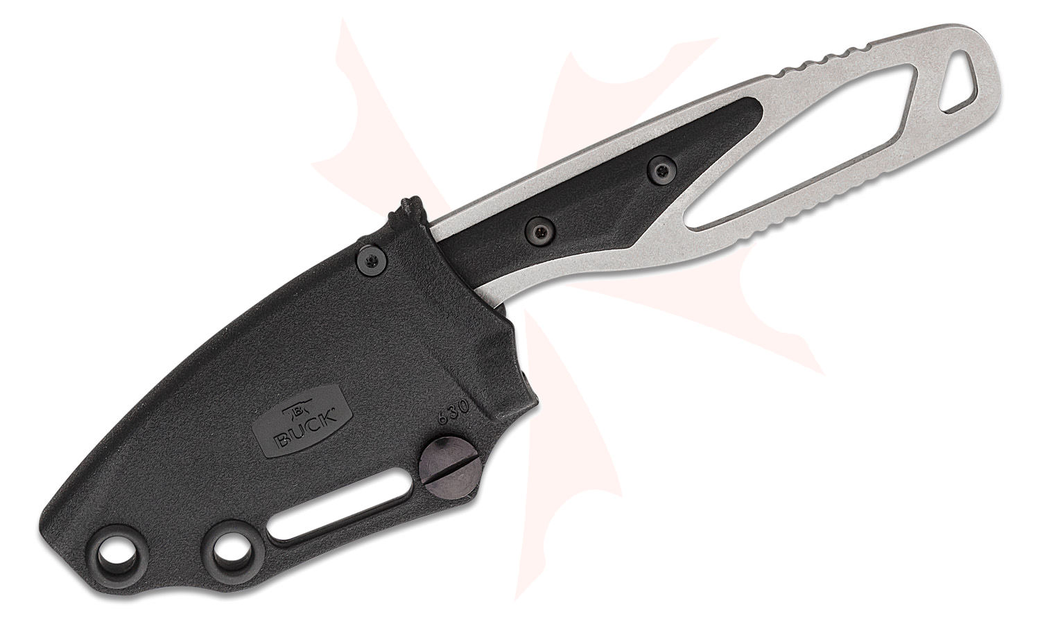 Buck 630BKS PakLite Hide Select Fixed Blade Knife 2.75" Stonewashed ...