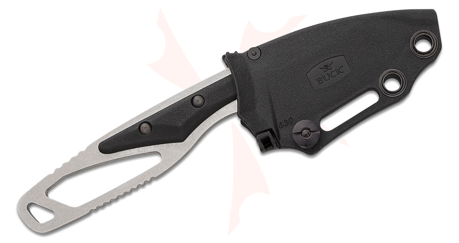 Buck 630BKS PakLite Hide Select Fixed Blade Knife 2.75" Stonewashed ...