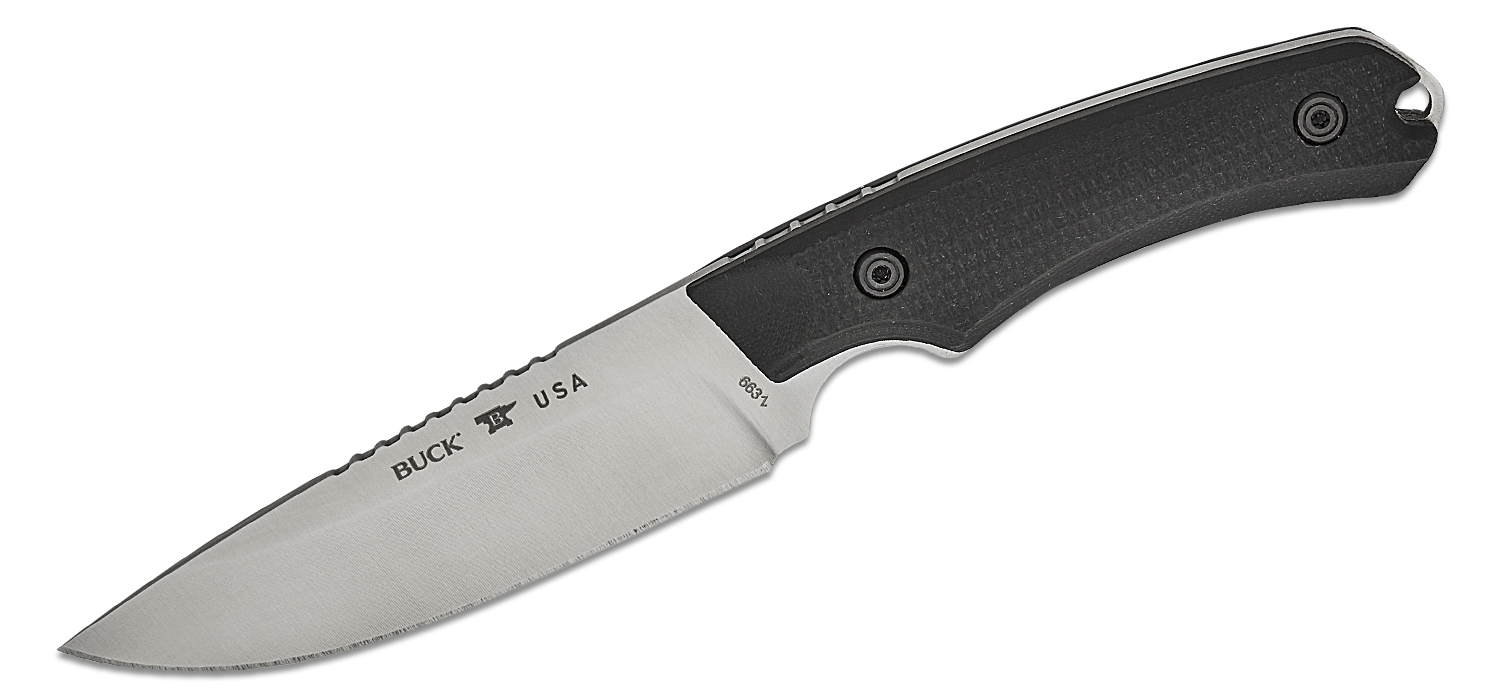 Buck 663 Alpha Guide Elite Fixed Blade Knife 4.5" MagnaCut Satin Drop ...