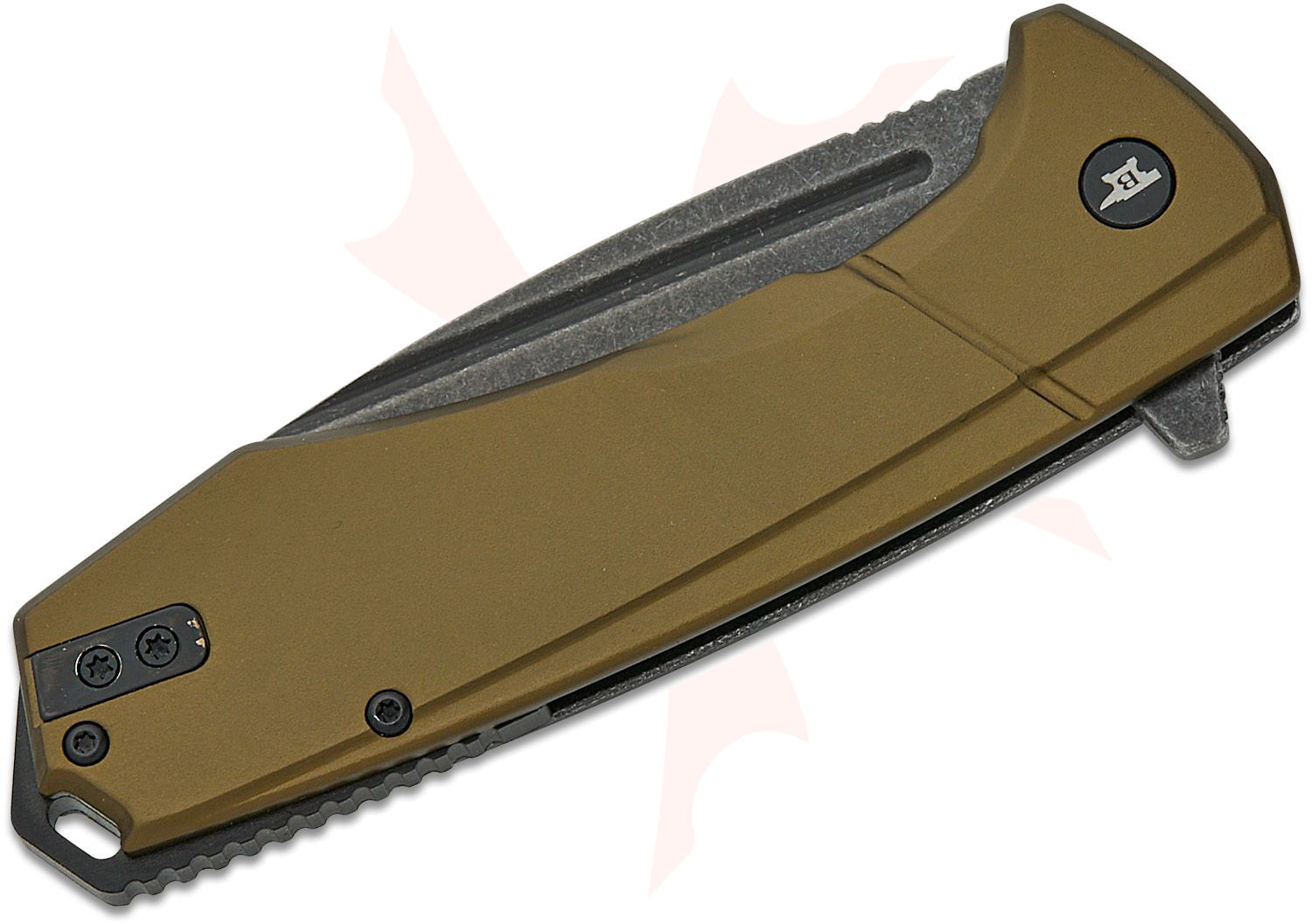 Buck 0713GRS Ruckus Frame Lock Flipper Knife 3.5" D2 Black Stonewashed ...