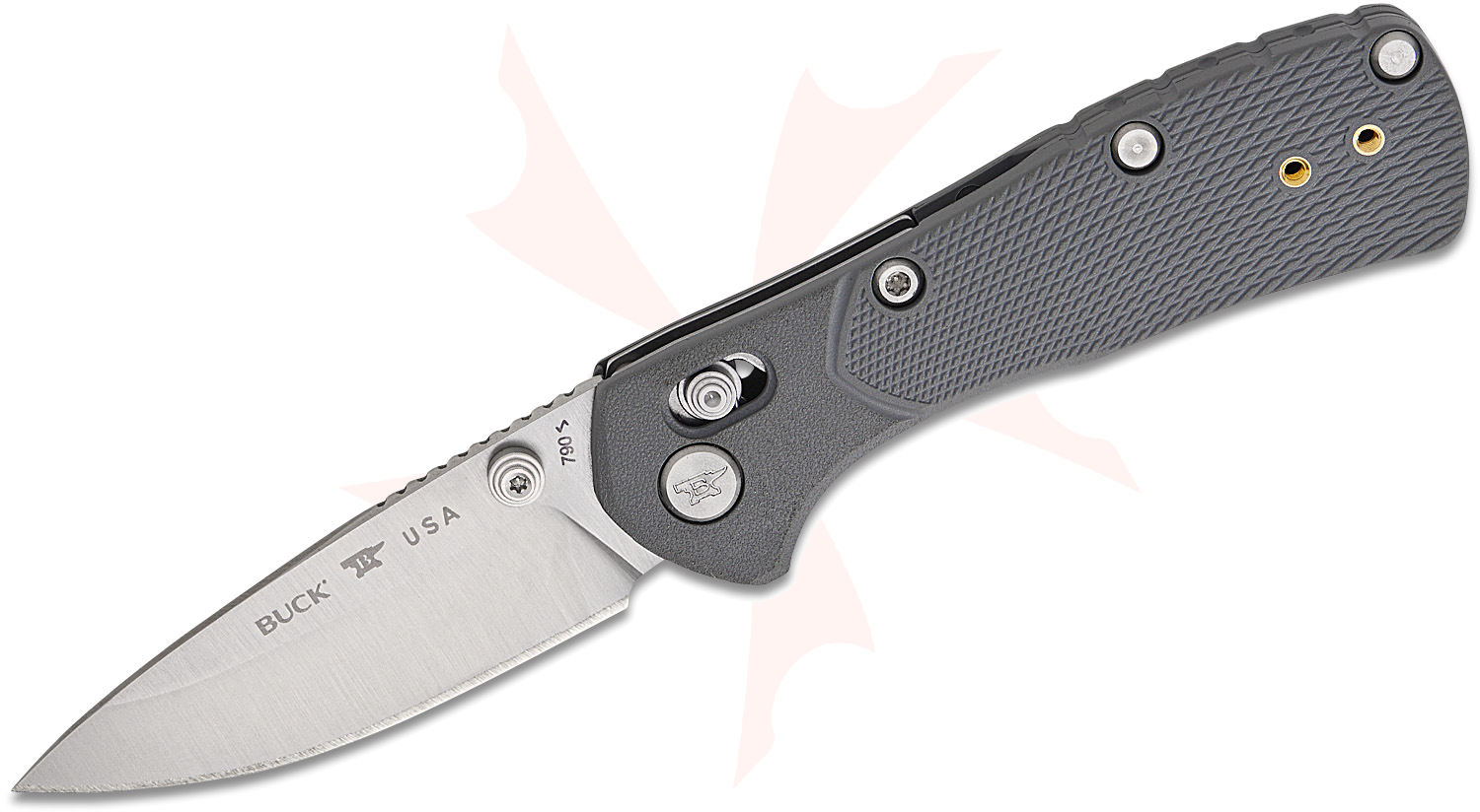 Buck 0790GYS1 Mini Range Pro Crossbar Lock Folding Knife 2.625" 154CM ...