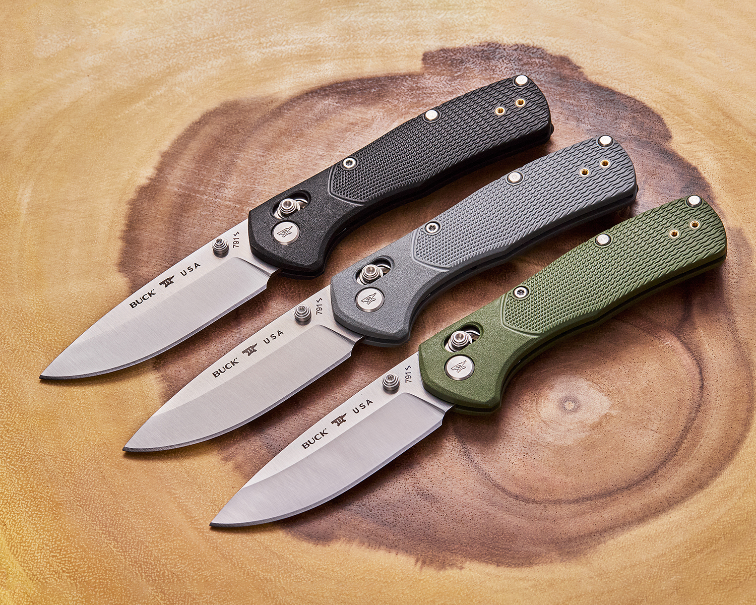 Buck 0790GYS1 Mini Range Pro Crossbar Lock Folding Knife 2.625" 154CM ...