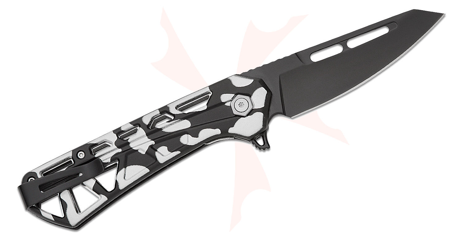 Buck 811 Trace Ops Liner Lock Flipper Knife 3.23" Black Reverse Tanto ...