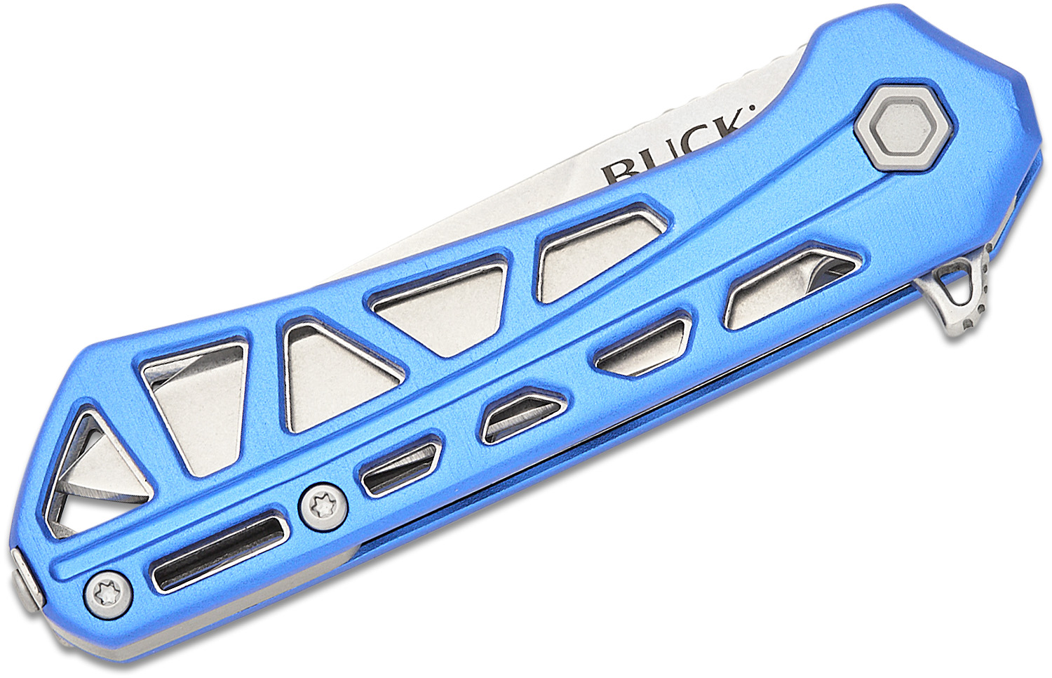 Buck 814 Mini Trace Liner Lock Flipper Knife 2.43" Stonewashed Drop ...