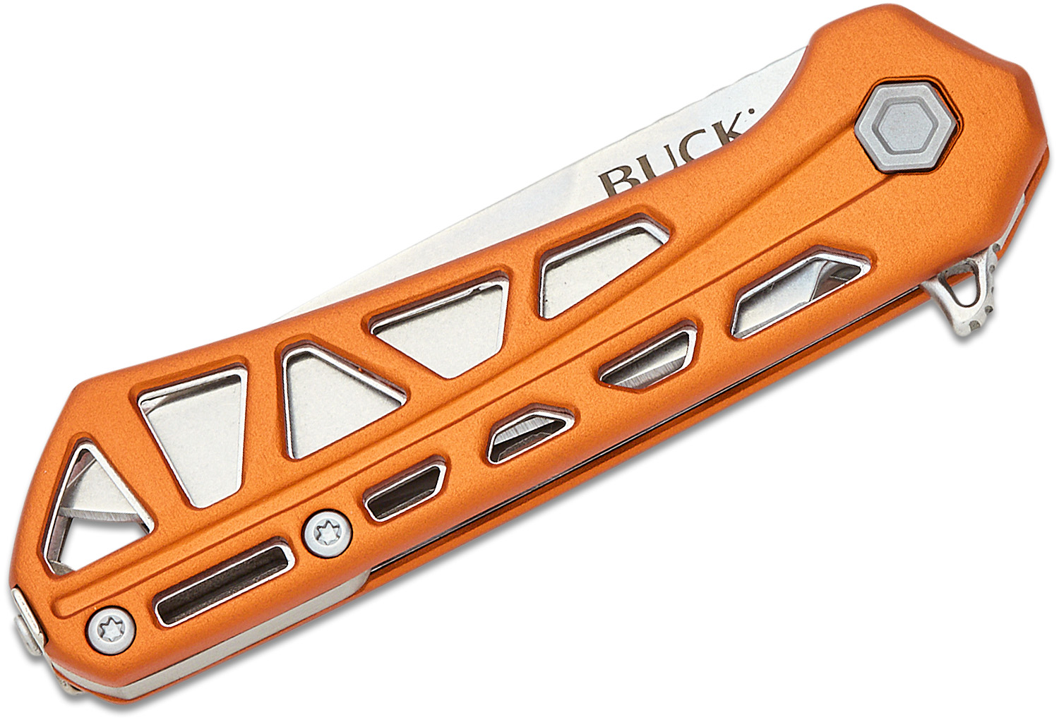 Buck 814 Mini Trace Liner Lock Flipper Knife 2.43" Stonewashed Drop ...